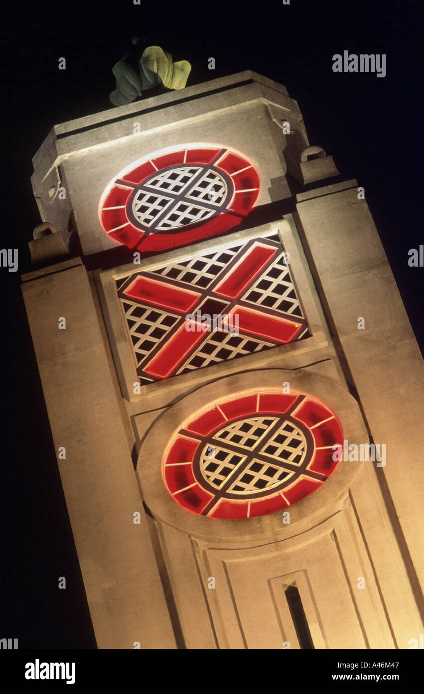 The Oxo Tower building stands on the South Bank of the River Thames in ...