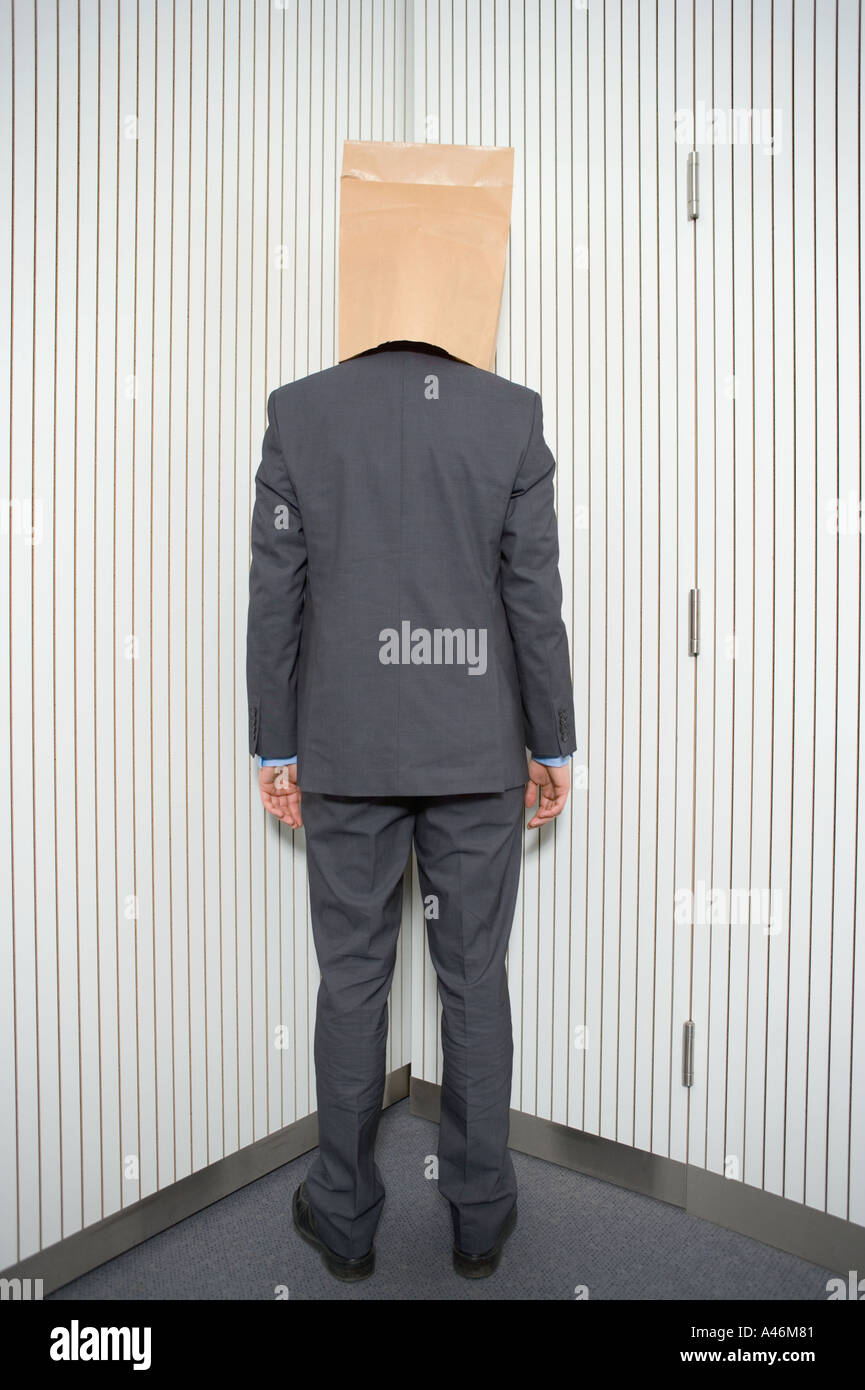Paper Bag Head Man Stock Photos & Paper Bag Head Man Stock Images - Alamy