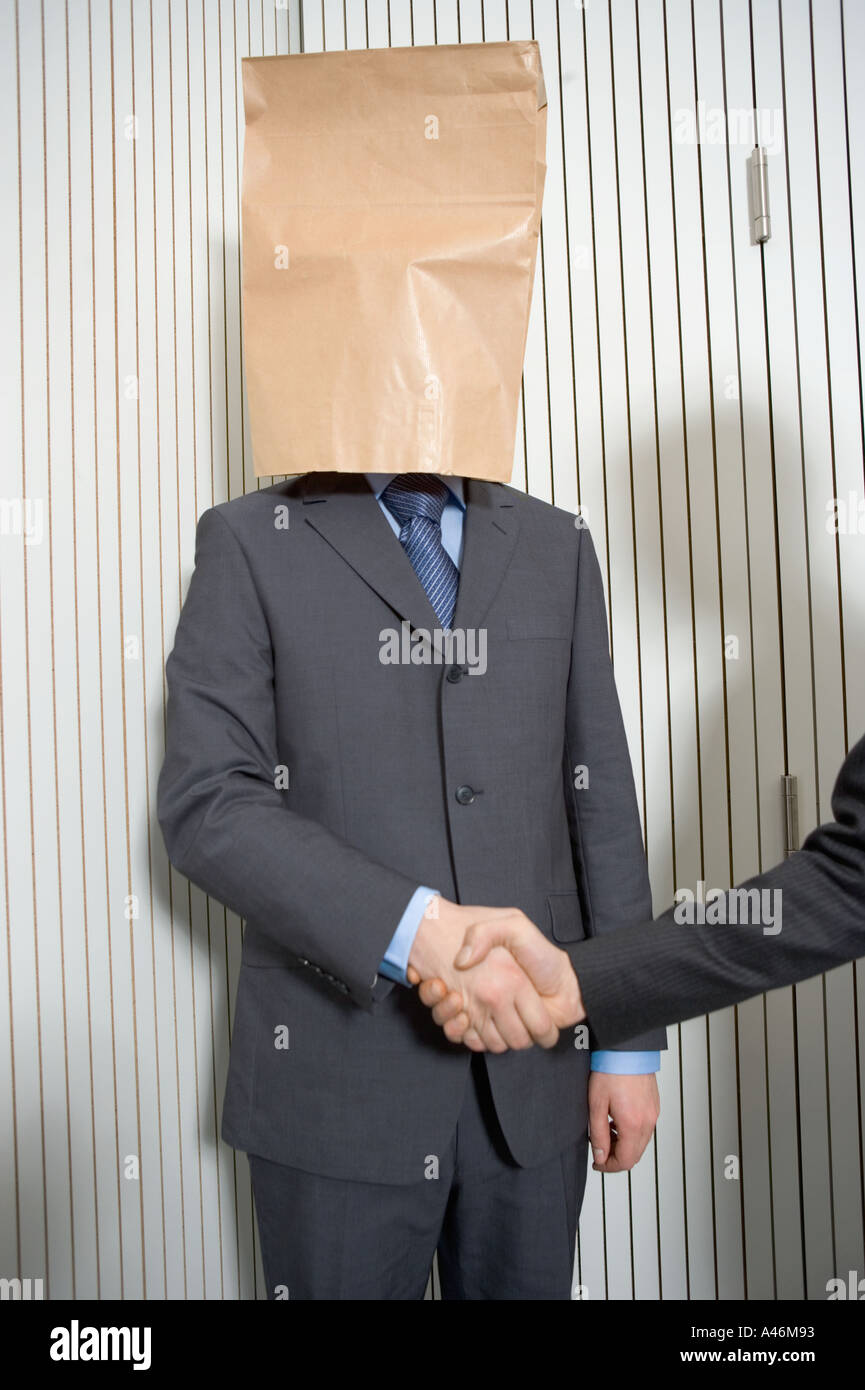 Paper Bag Head Man Stock Photos & Paper Bag Head Man Stock Images - Alamy