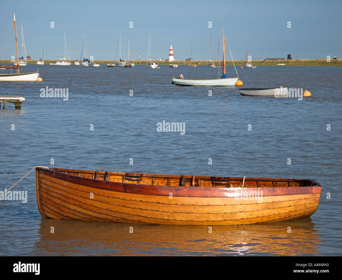 Orford River Side Scene Orford River Alde Suffolk GB Stock Photo - Alamy
