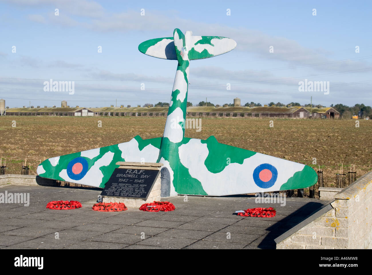 Bradwell Bay world war two RAF station memorial to airmen Dengie ...