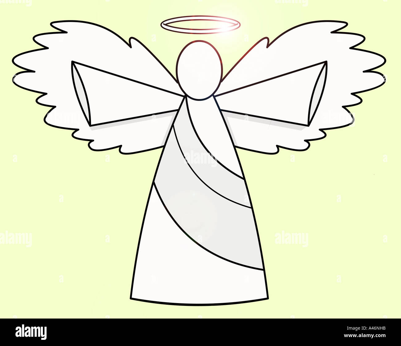 Angel with halo hi-res stock photography and images - Alamy