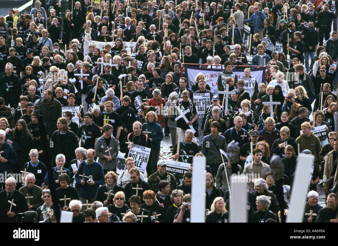 Anti globalisation protests hi-res stock photography and images - Alamy