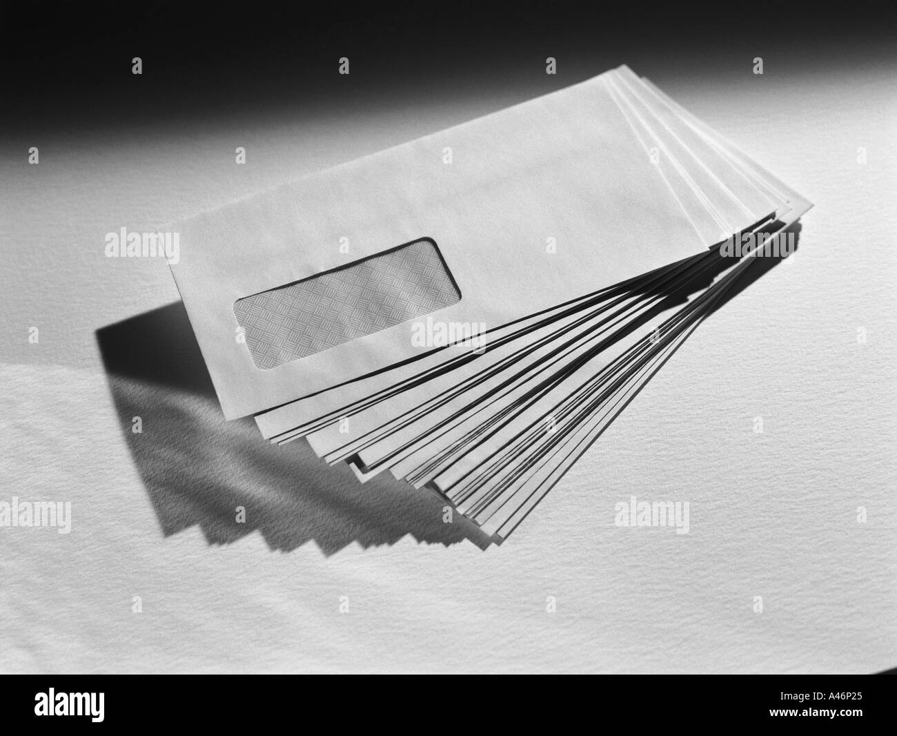 White envelope Black and White Stock Photos & Images - Alamy