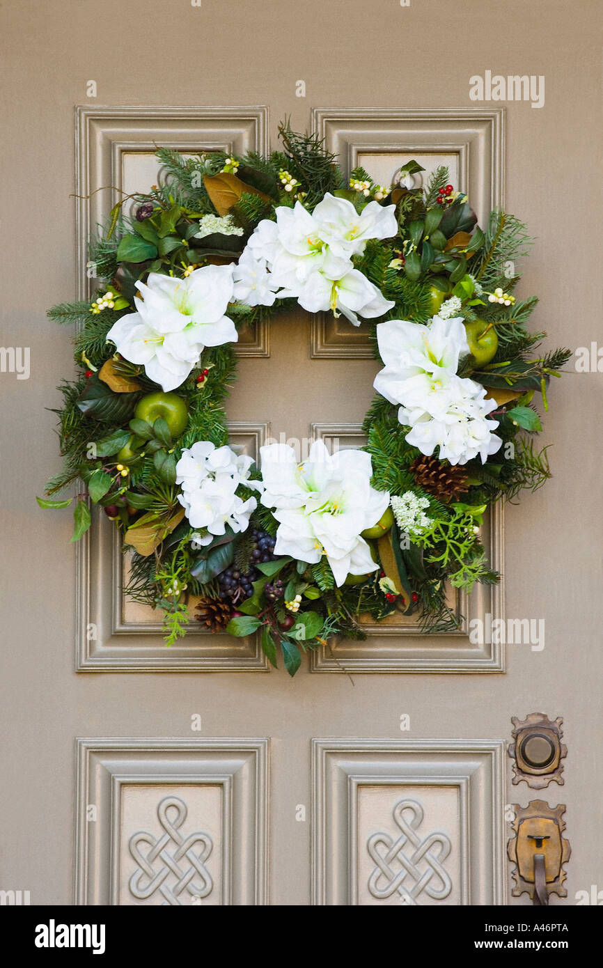 A floral wreath Stock Photo - Alamy
