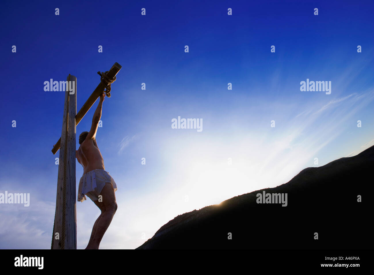 Death jesus on the cross hi-res stock photography and images - Alamy