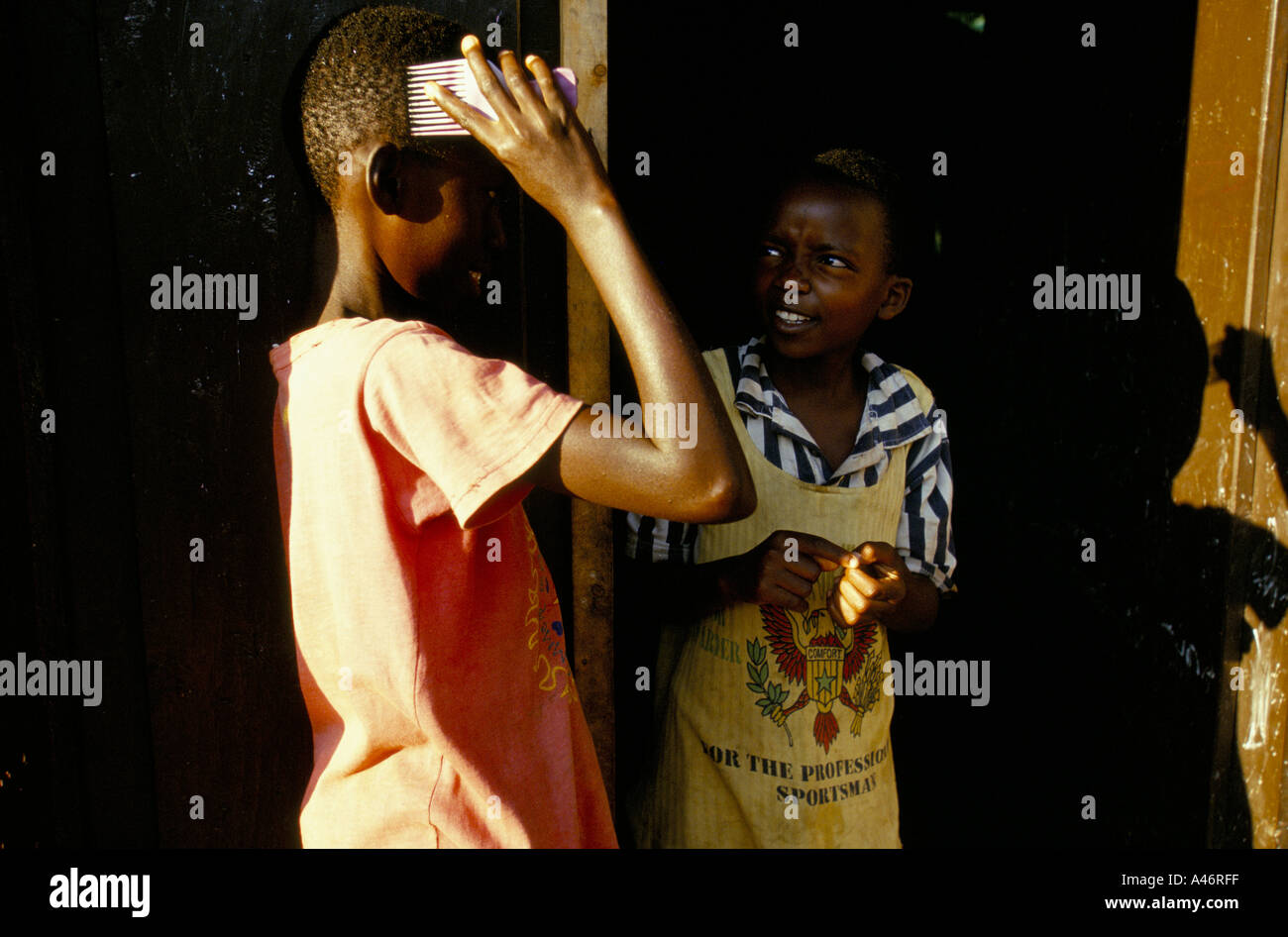 young orphans at shalom house an orphange for both hutu and tutsi ...