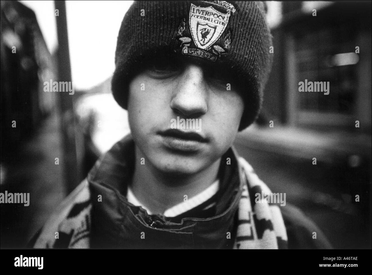 Scally liverpool Black and White Stock Photos & Images - Alamy