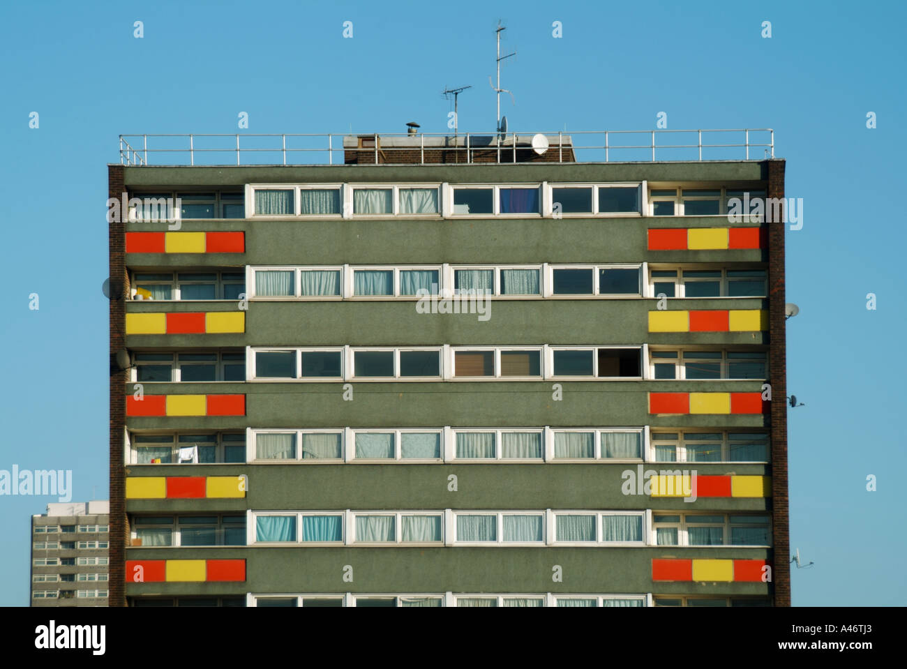 London Canning Town high rise flats Stock Photo - Alamy