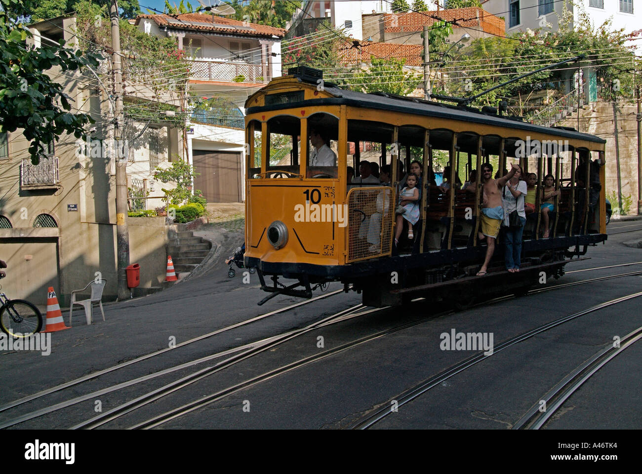Tramway Rio de Janeiro Stock Photo - Alamy