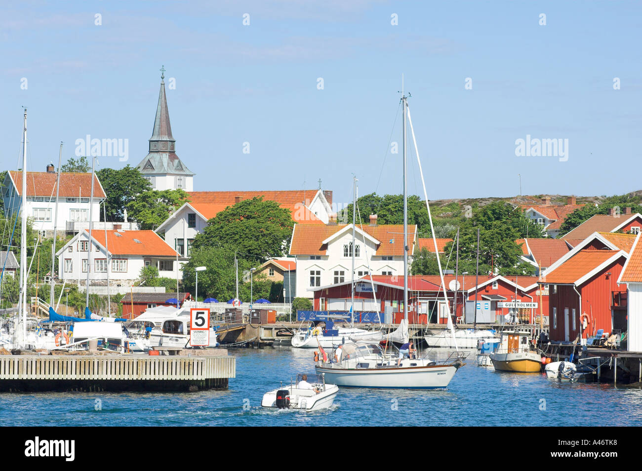 Village of Gullholmen Stock Photo - Alamy