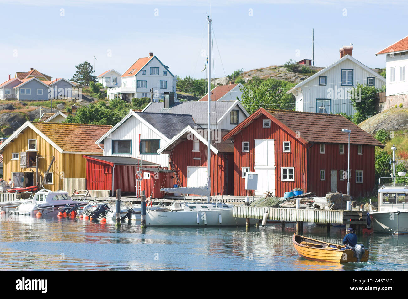 Island of Gullholmen. Orust, Bohuslän, Sweden Stock Photo - Alamy