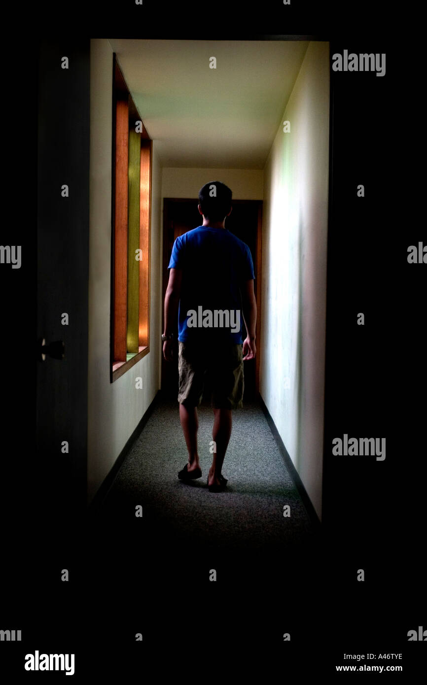 Dim hallway hi-res stock photography and images - Alamy