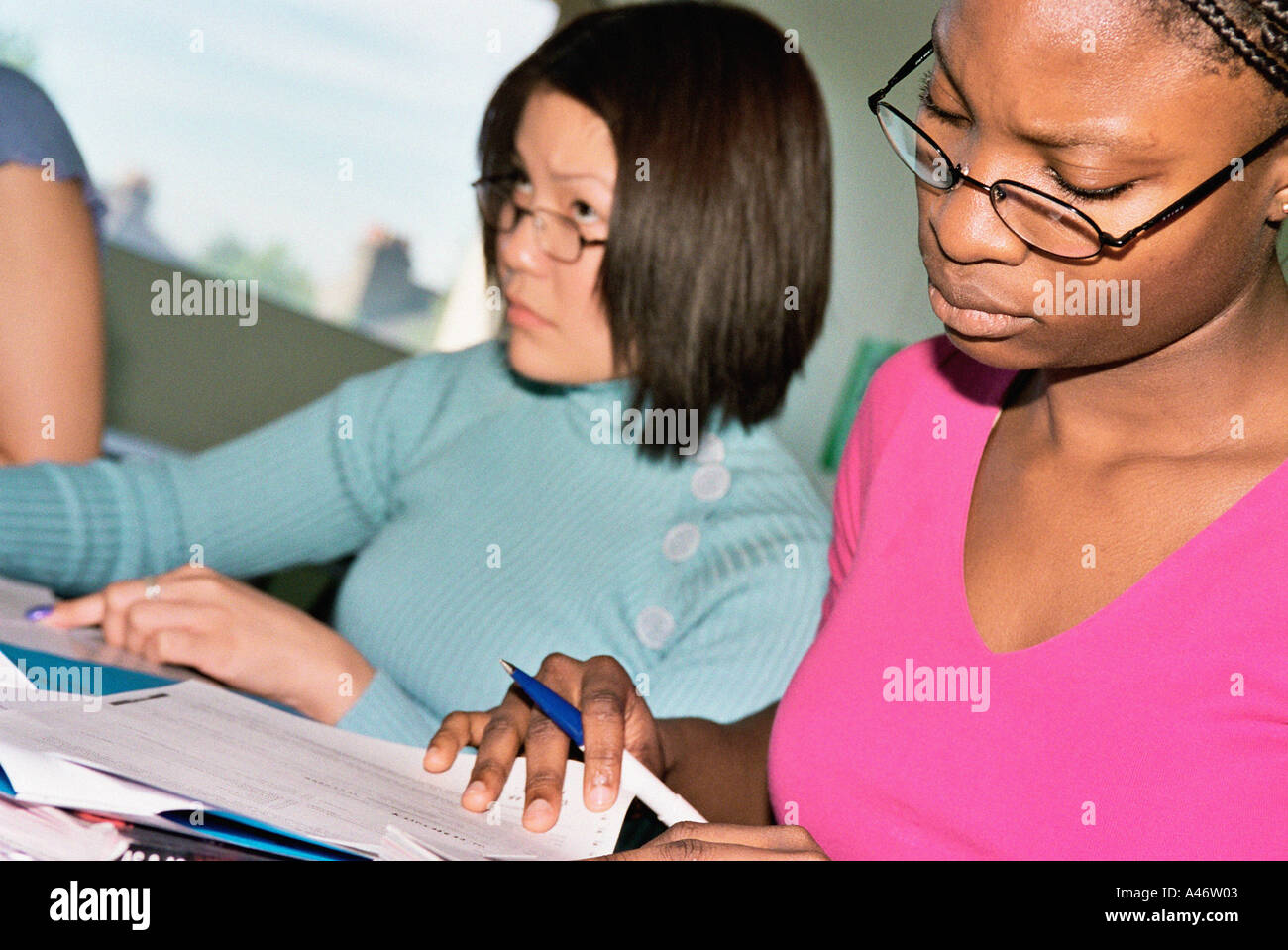 Higher education student Stock Photo - Alamy