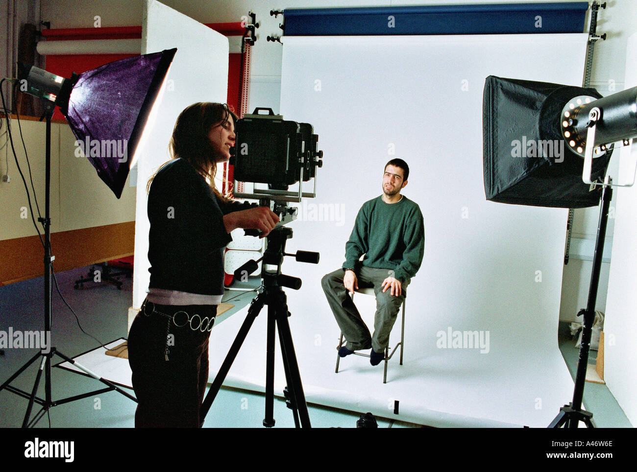 Photographer in studio hi-res stock photography and images - Alamy