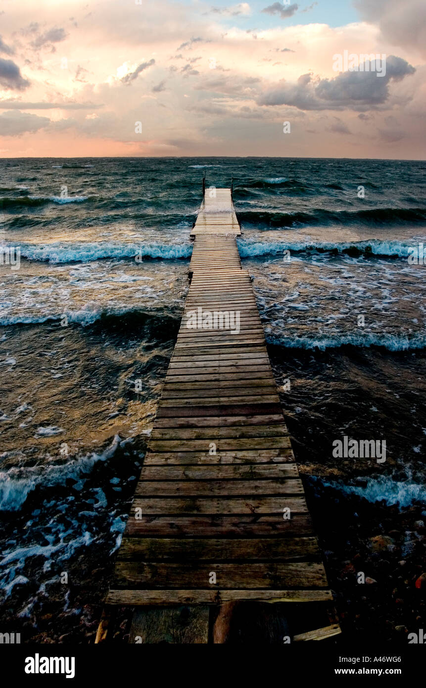 A pier in the water Stock Photo - Alamy