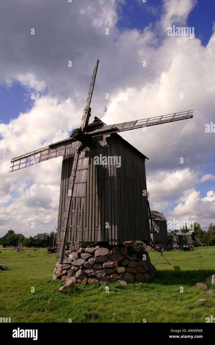 Windmill Angla Stock Photo - Alamy