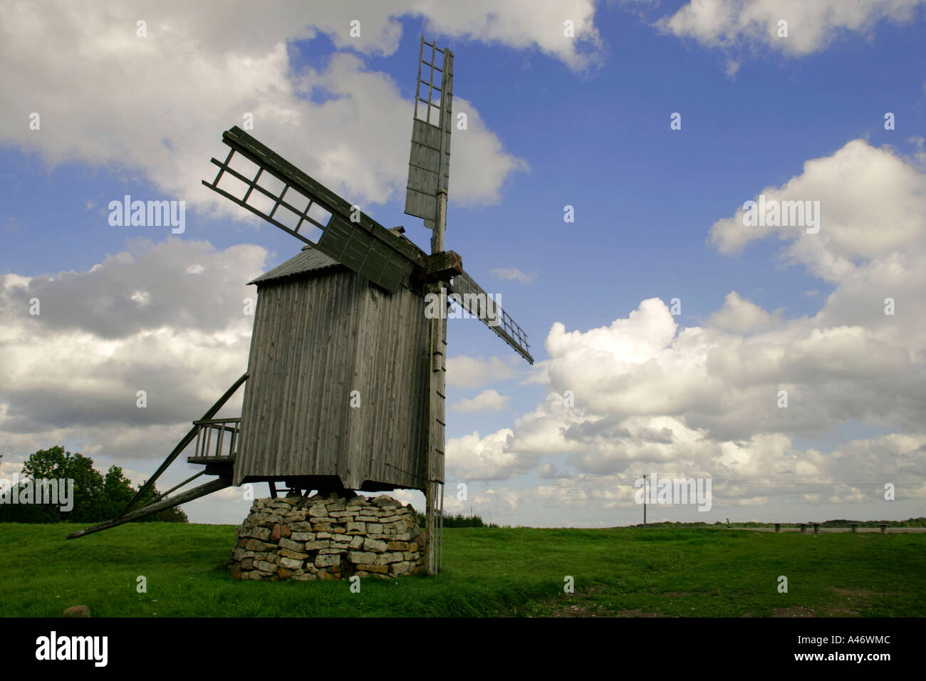 Angla windmills saaremaa hi-res stock photography and images - Alamy