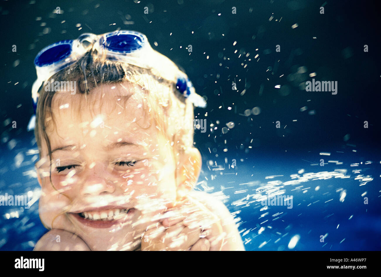 Splashed into pool hi-res stock photography and images - Alamy