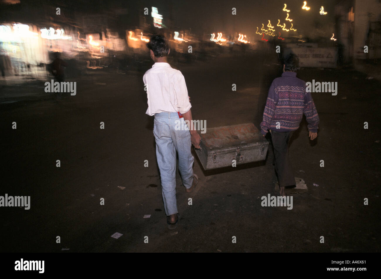 after a meeting of the bal mazdoor child trades union boys carry away a ...