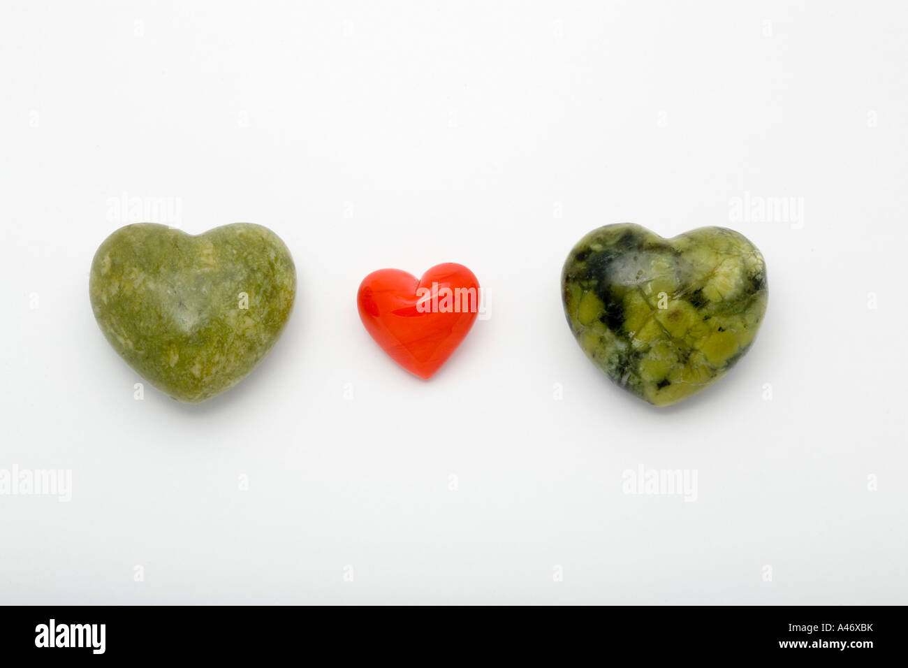 Three hearts hi-res stock photography and images - Alamy
