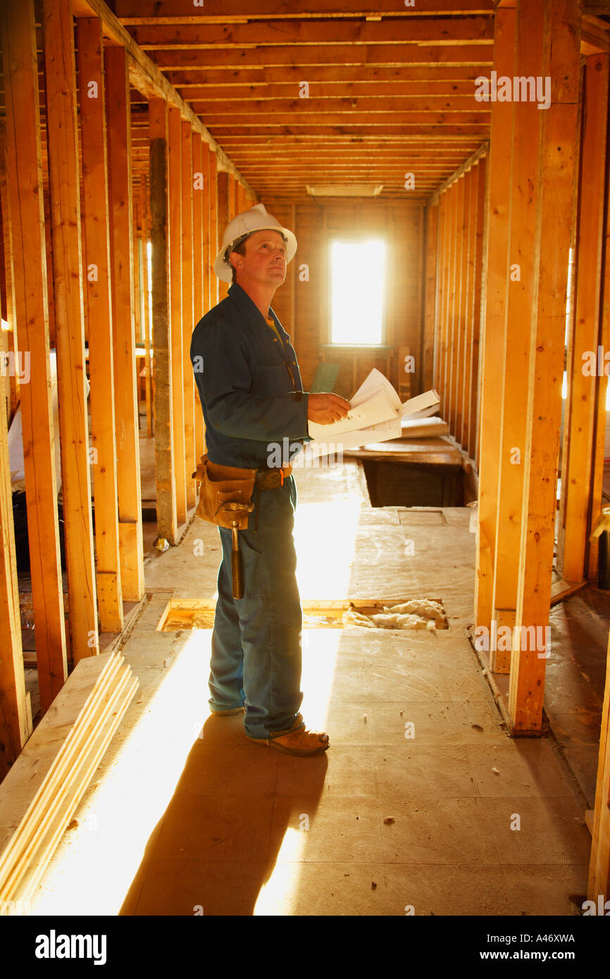 Wall framing blueprint hi-res stock photography and images - Alamy