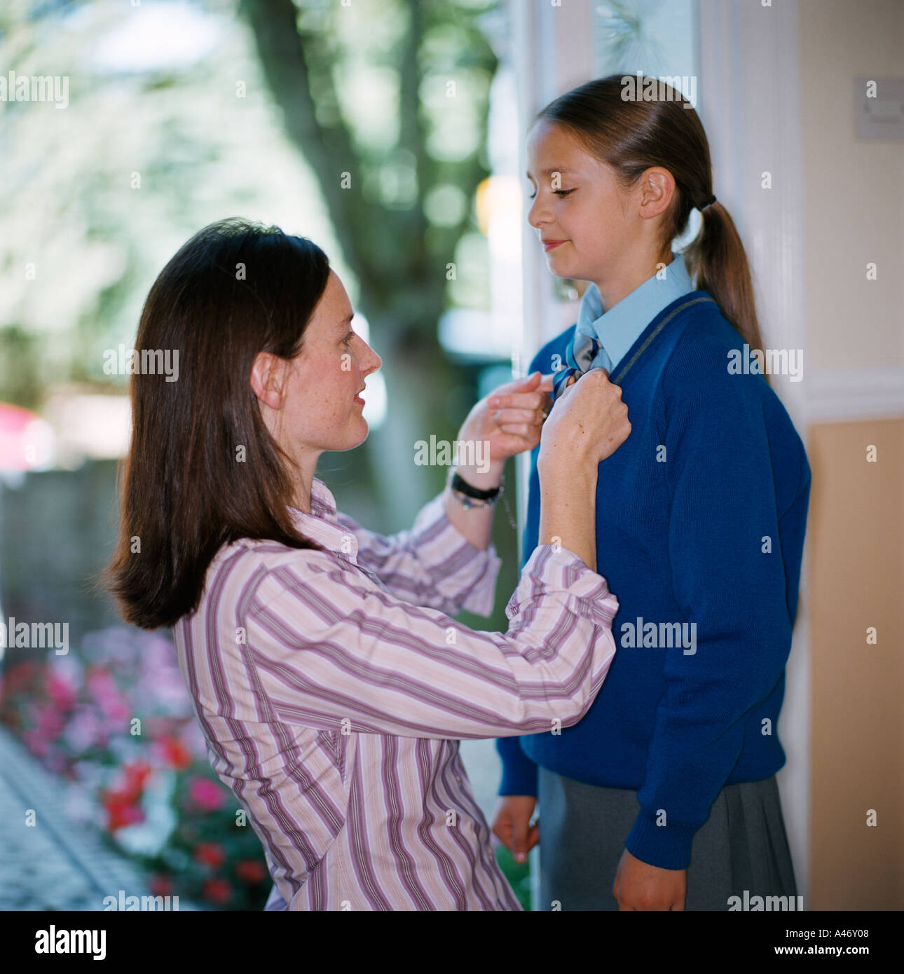 Getting dressed school uniform hi-res stock photography and images - Alamy
