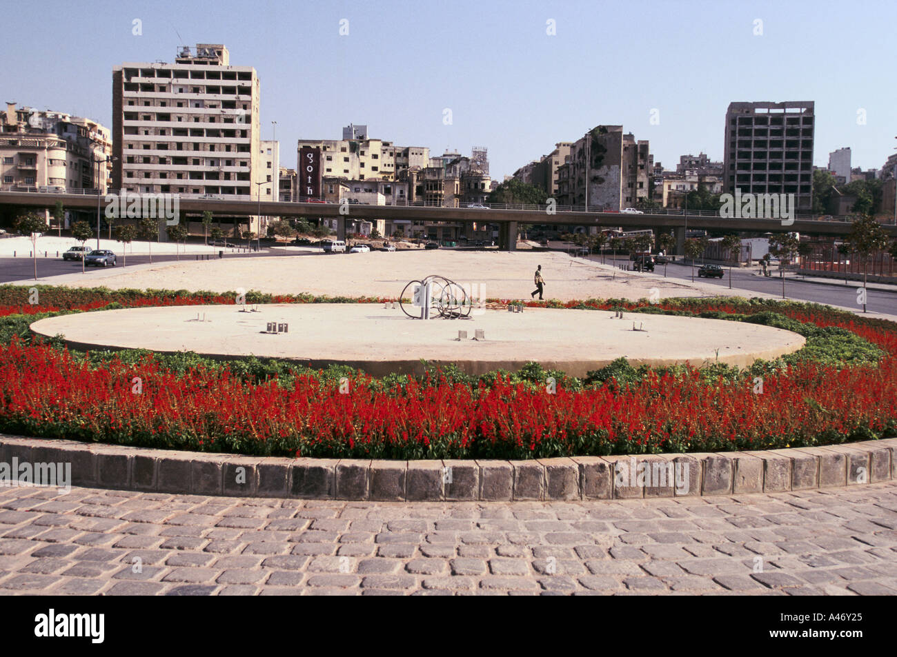 martyrs square after rebuilding beirut lebanon Stock Photo - Alamy