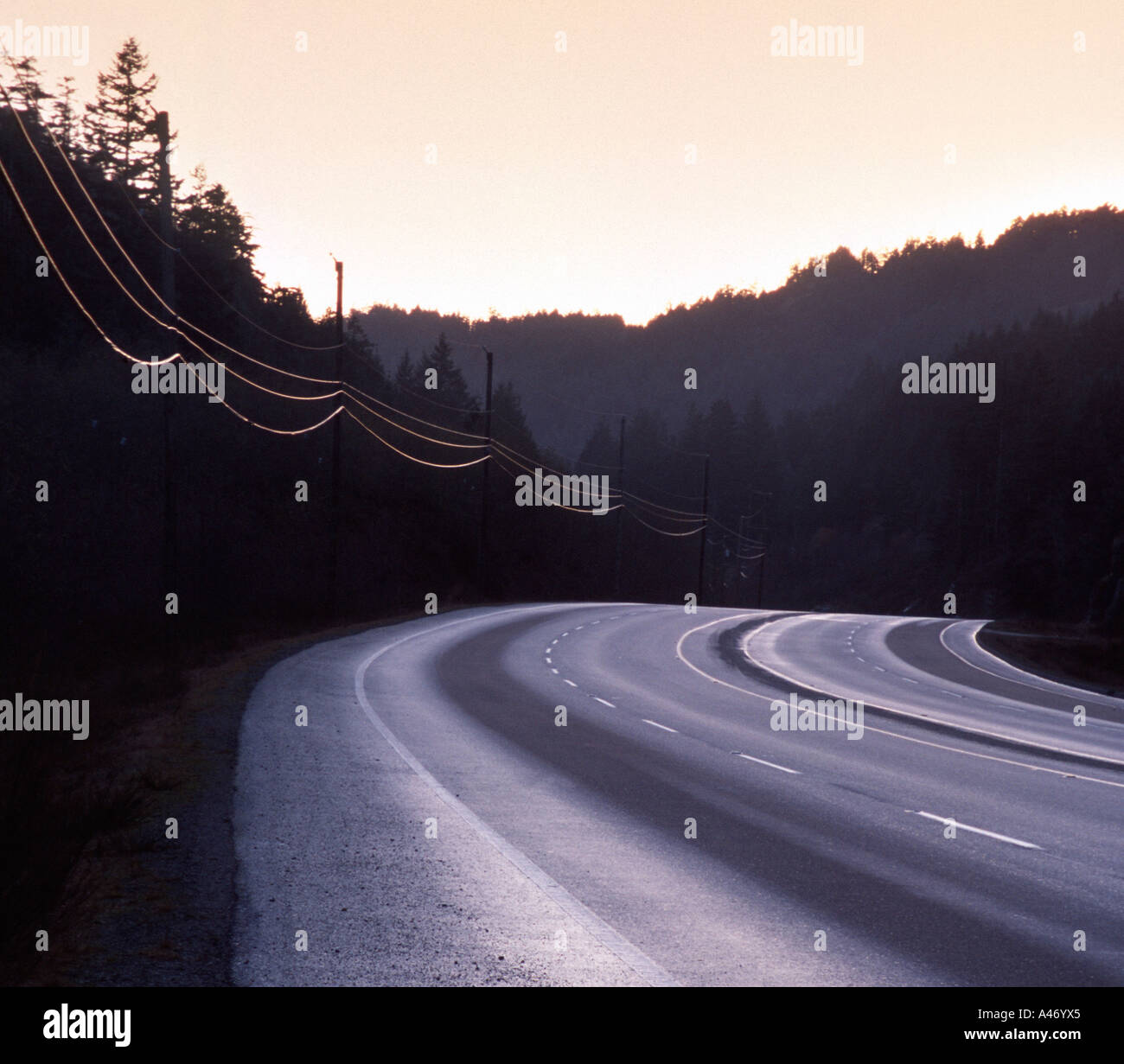 Bend Of Road High Resolution Stock Photography and Images - Alamy