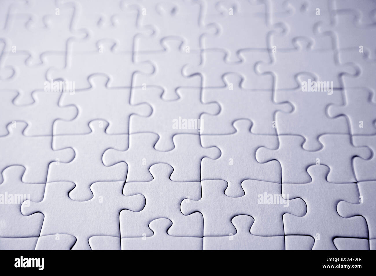 White jigsaw puzzle Stock Photo - Alamy