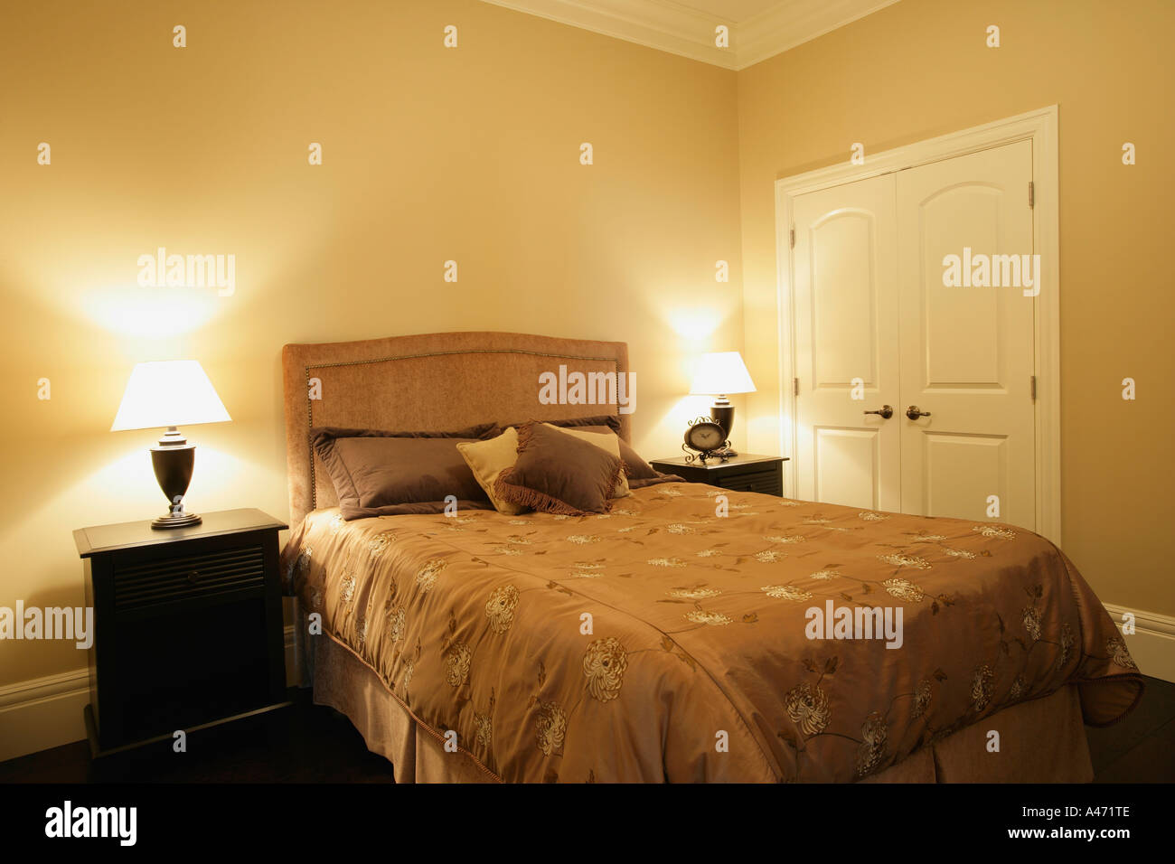 Inside a bedroom Stock Photo - Alamy