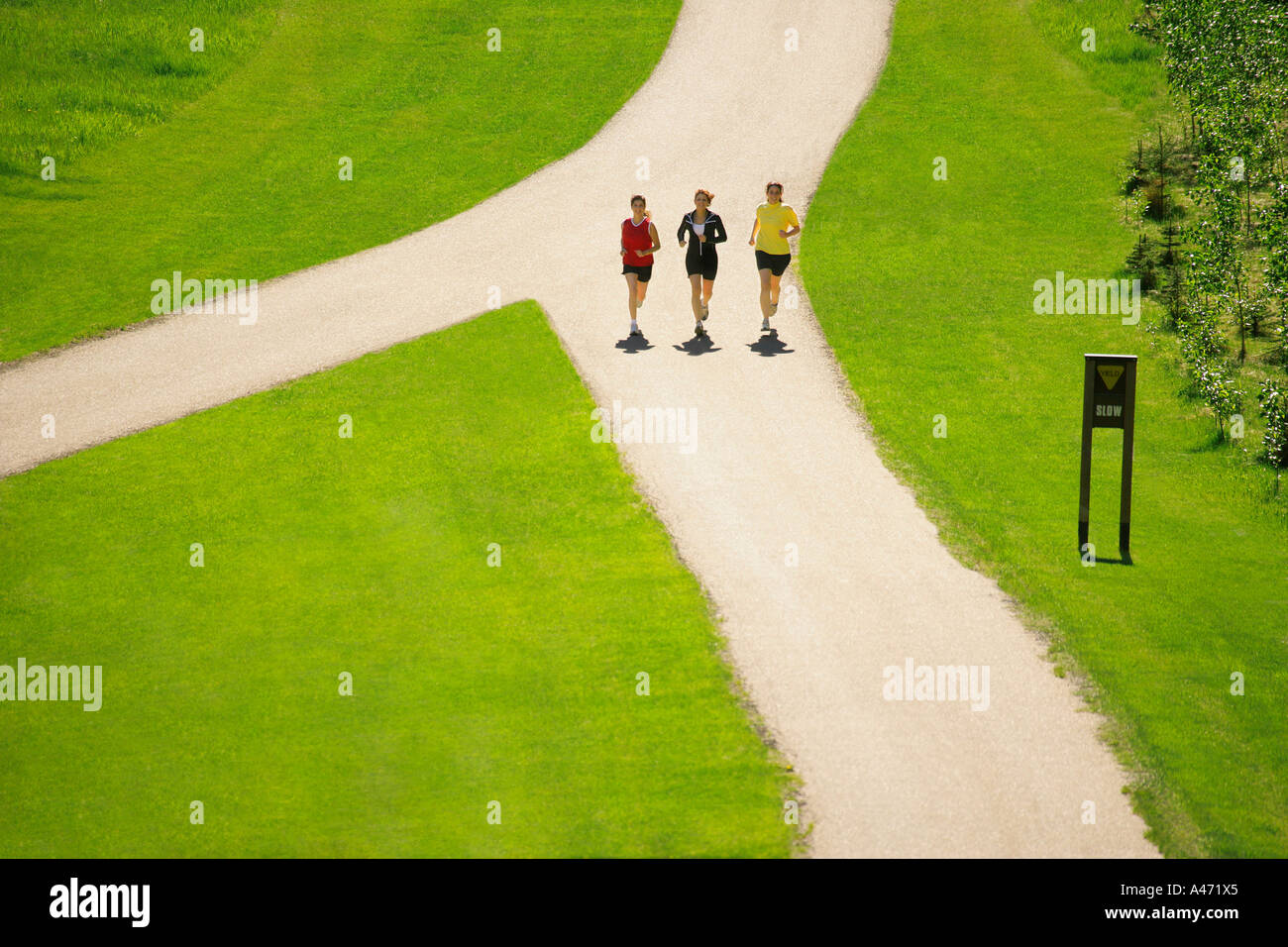 Group running together Stock Photo - Alamy