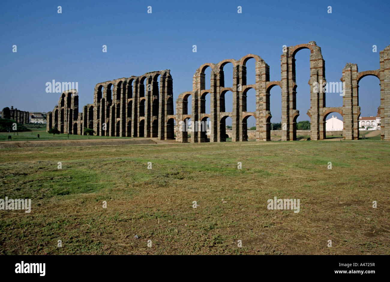 Acueducto de los Milagros - a Roman aqueduct in Merida, Extremadura ...