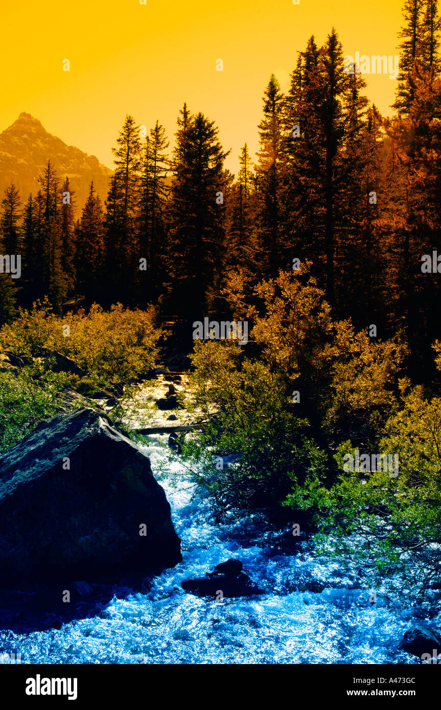 Beautiful mountain scene Stock Photo - Alamy