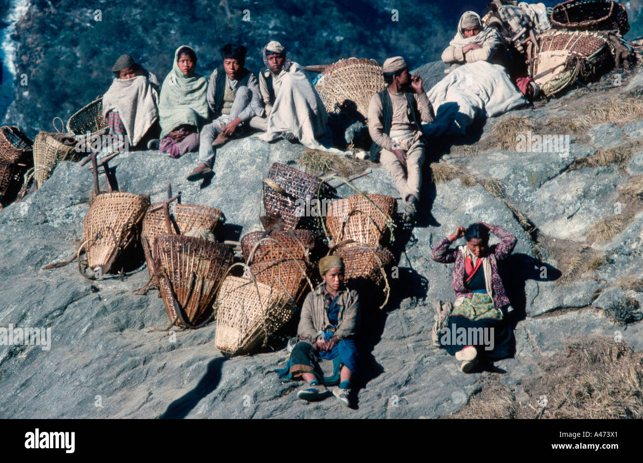 Porter resting hi-res stock photography and images - Alamy