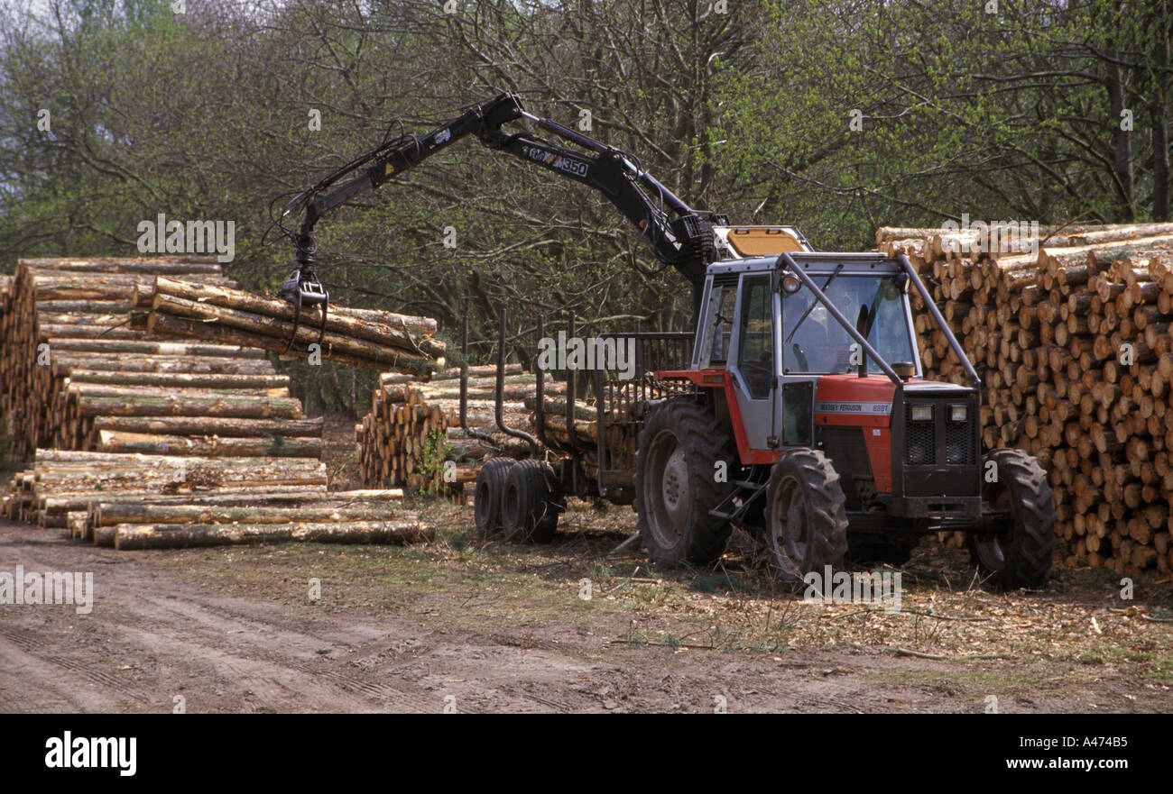 Forestry tractor hi-res stock photography and images - Alamy