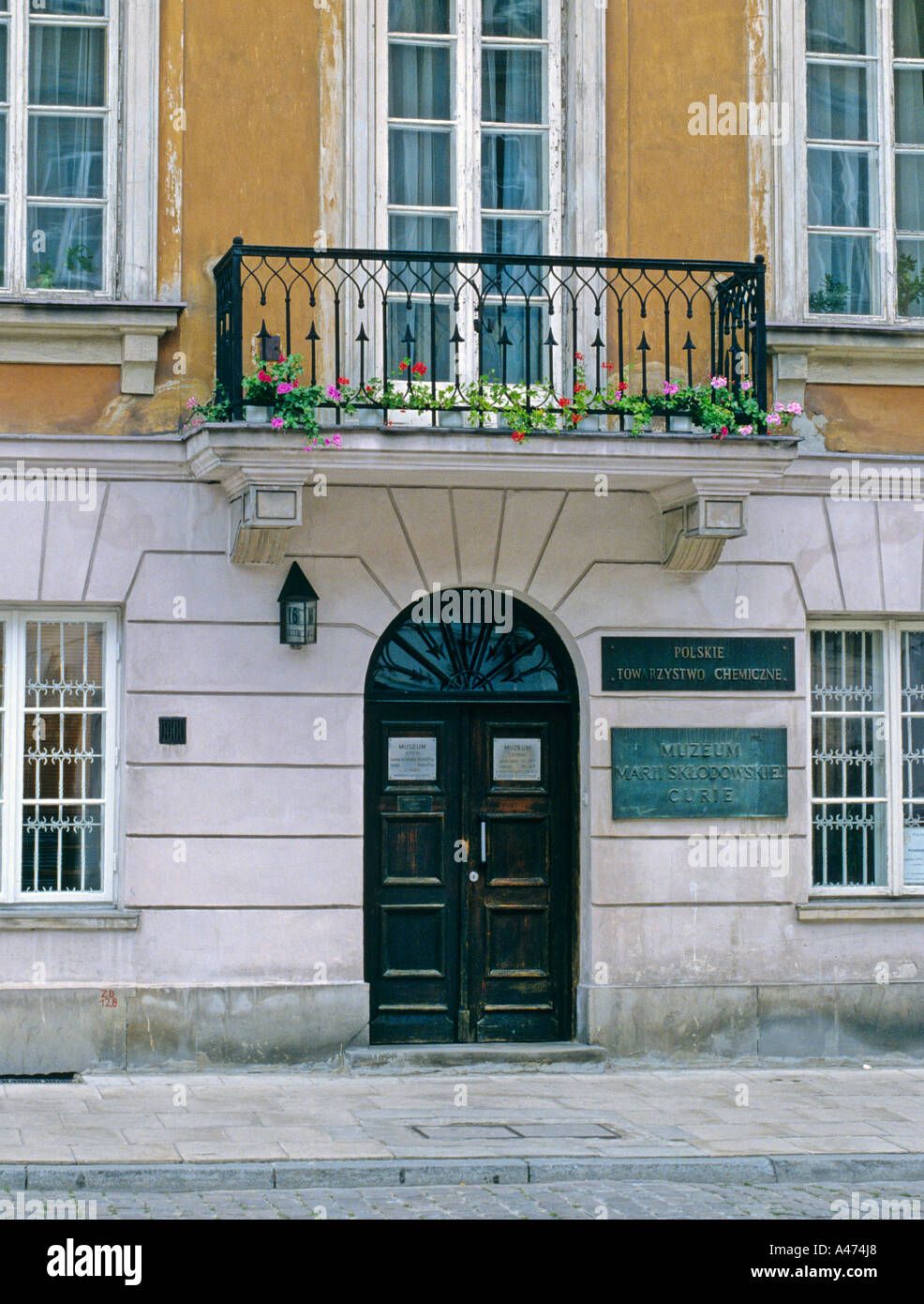Birthplace of Marie Curie Warsaw Poland Stock Photo - Alamy