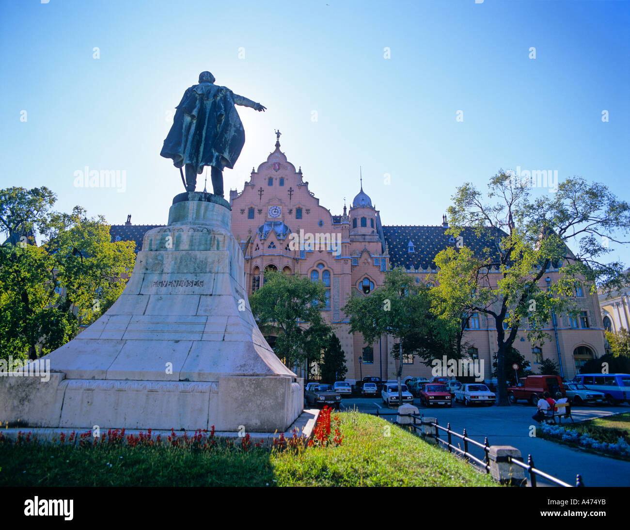 Town hall in Kecskemet Hungary Stock Photo - Alamy