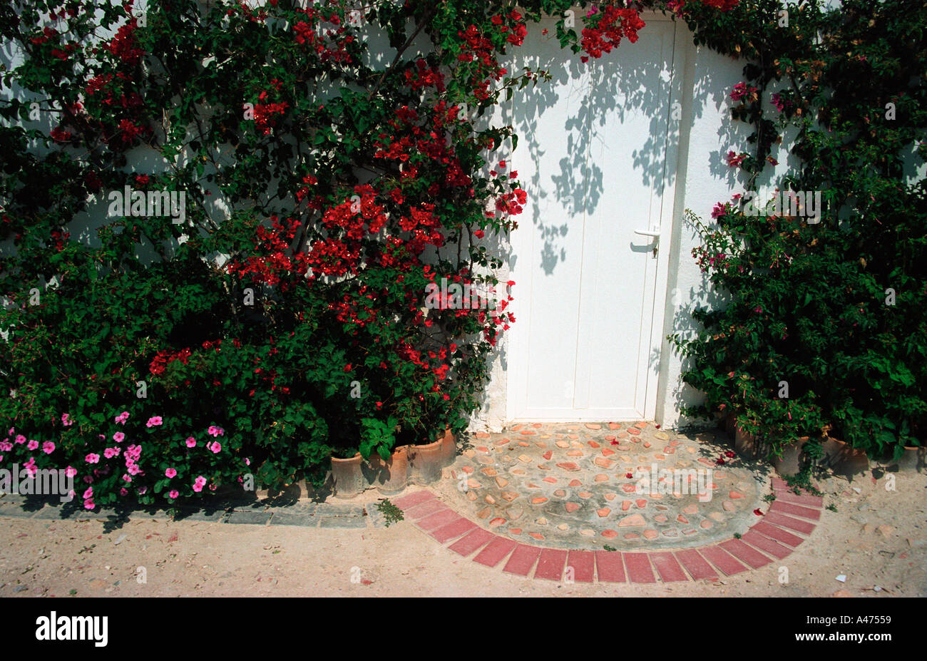 White gate island of Tabarca Stock Photo - Alamy