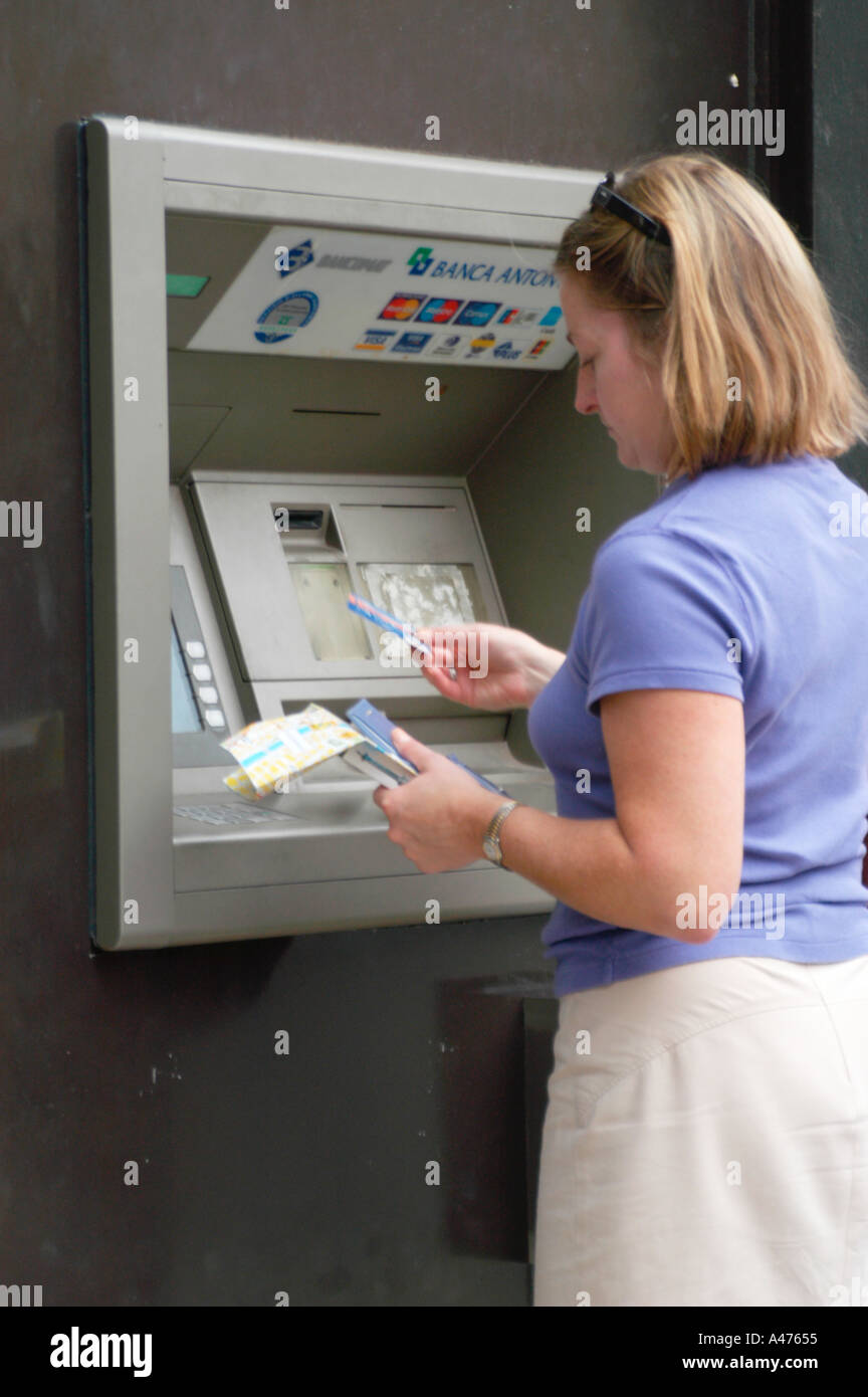 Cash machine and italy hi-res stock photography and images - Alamy