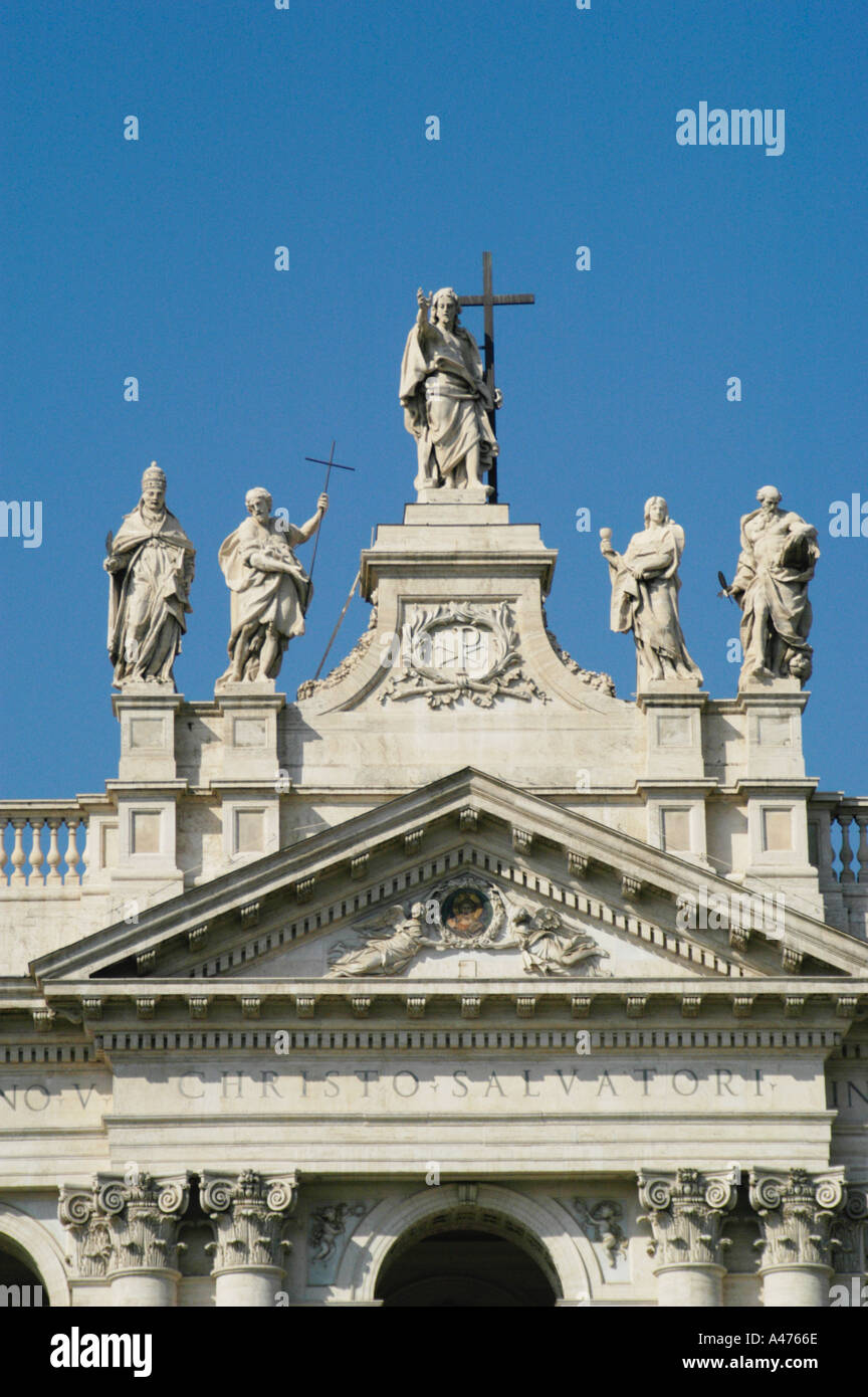 Rome church San Giovanni Christo Salvatori Sep 2002 Stock Photo - Alamy