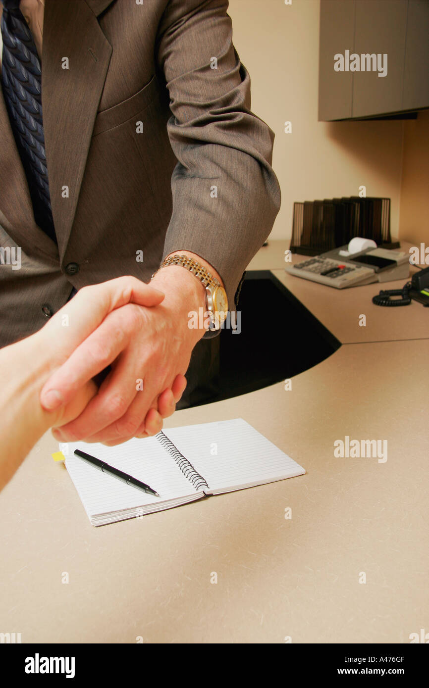 Farewell Greeting Handshake Shake Hands High Resolution Stock ...
