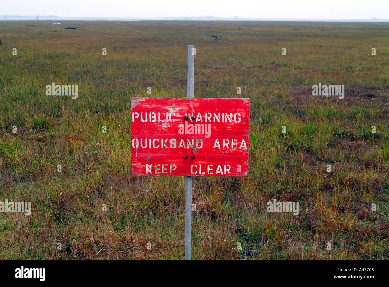 Sign Warning Danger Quicksand Stock Photos & Sign Warning Danger ...