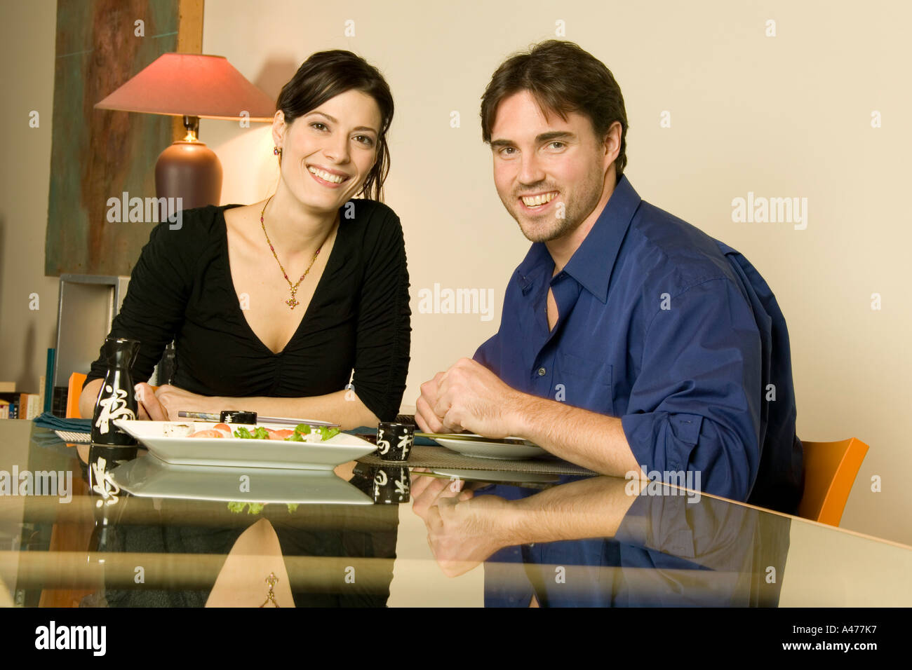 Couple on a date Stock Photo - Alamy