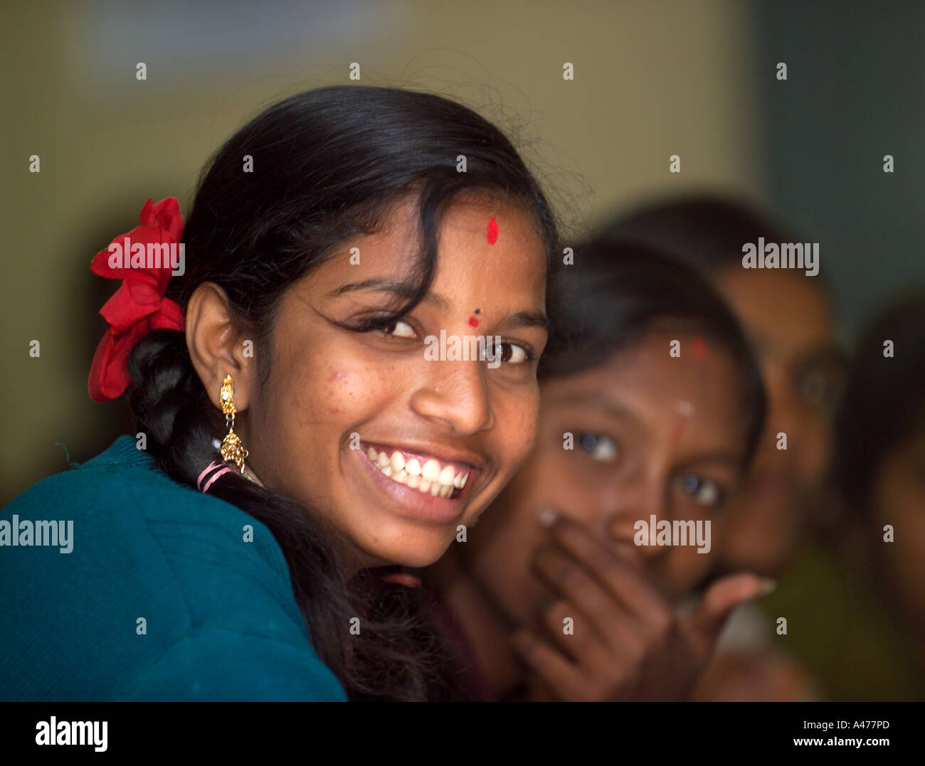 Government school india girls hi-res stock photography and images - Alamy