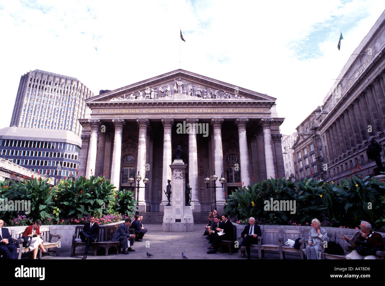 Royal Exchange London Stock Photo - Alamy