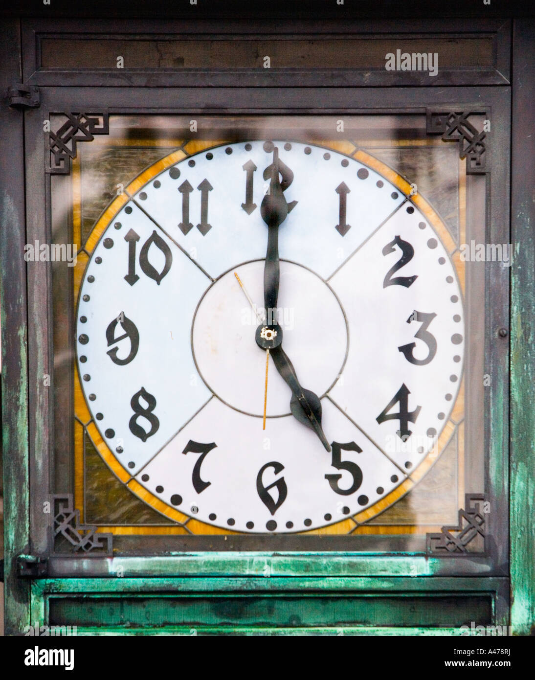 Street Clock Bennington VT USA Stock Photo - Alamy