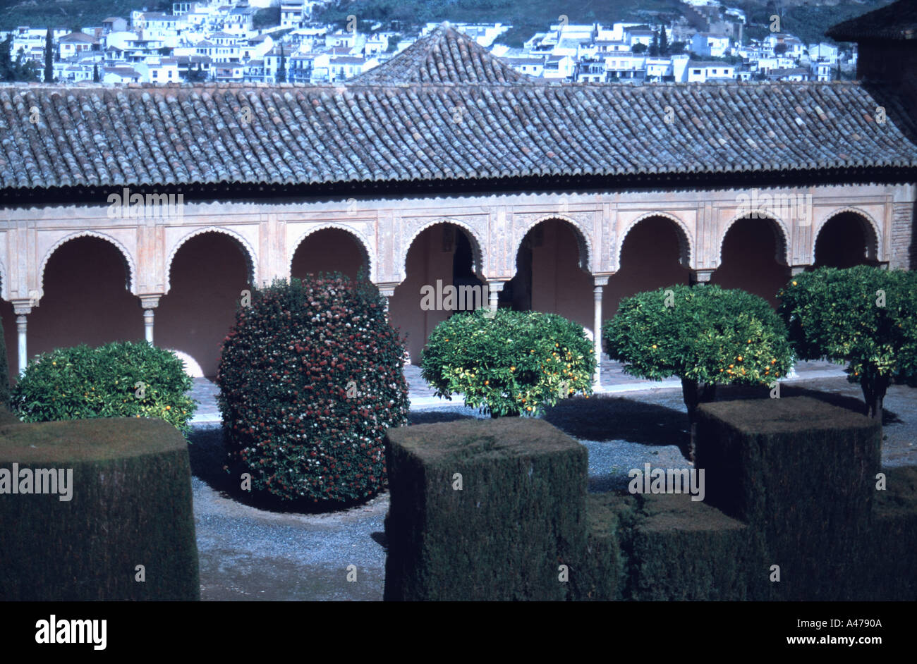 Patio de la Machuca at the Alhambra Granada Stock Photo - Alamy