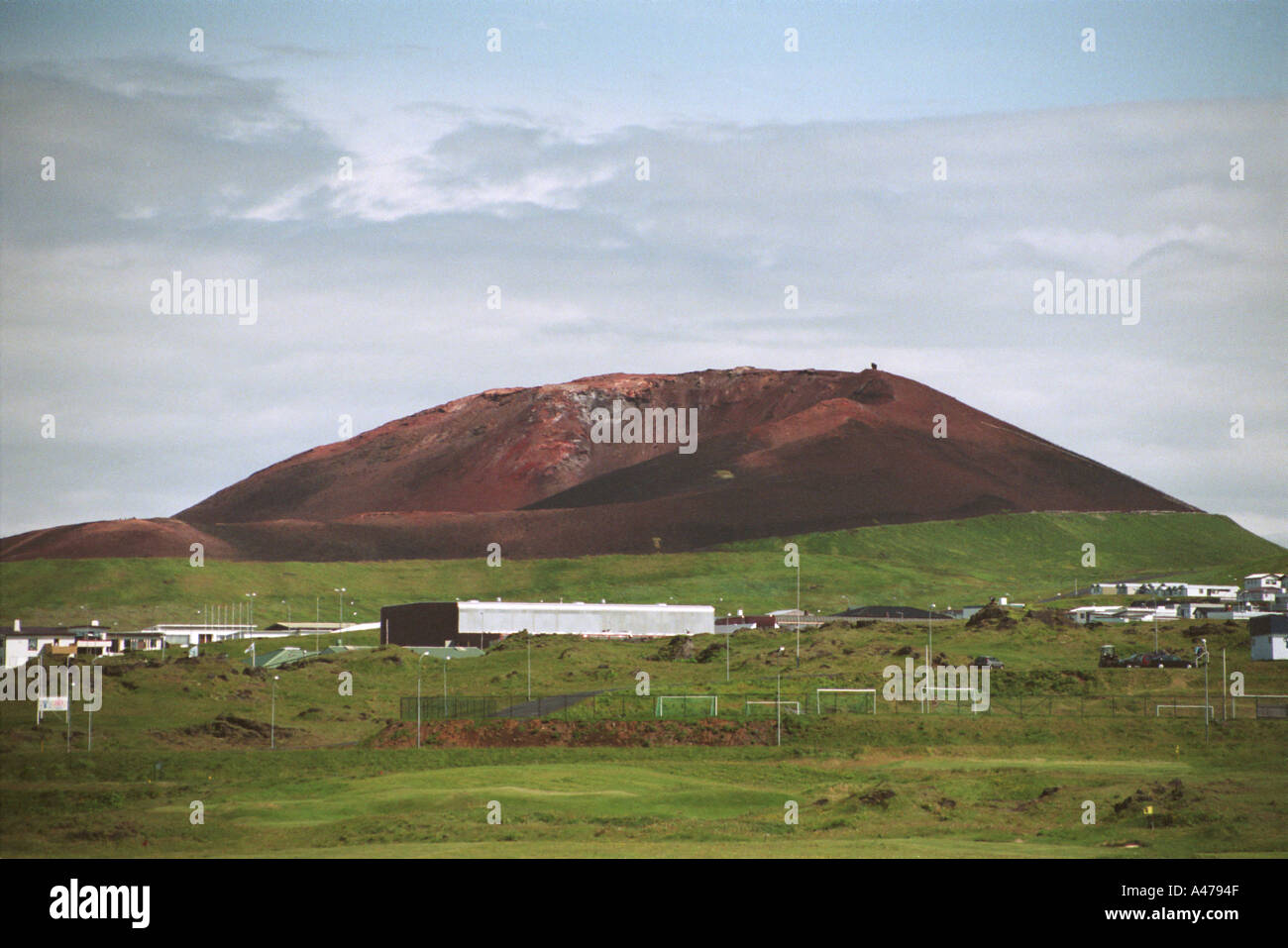 Volcano Heimaey Island Westmann Islands Iceland Stock Photo - Alamy