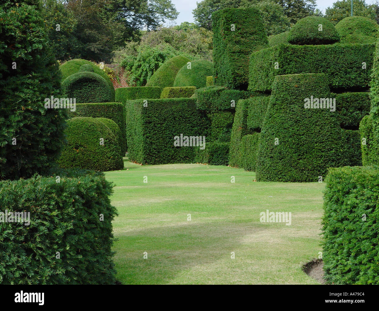 Topiary at Well Hall Stock Photo - Alamy